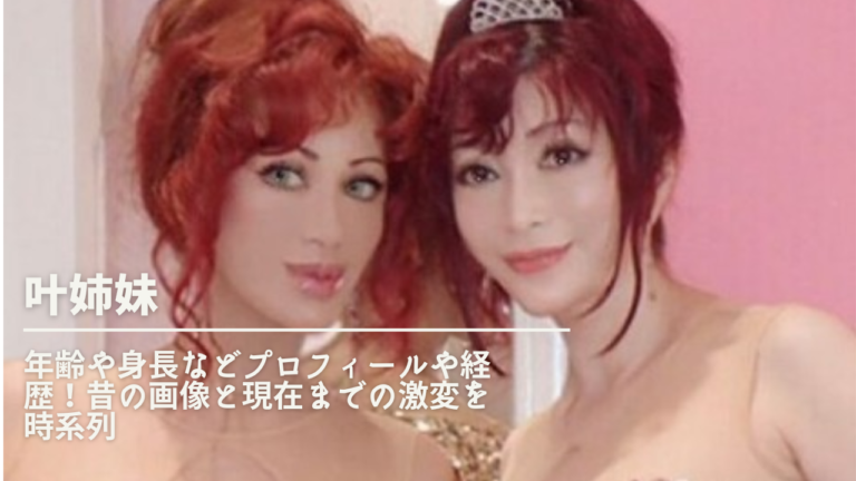叶姉妹の年齢や身長などプロフィールや経歴！昔の画像と現在までの激変を時系列でまとめ！ Nn Media